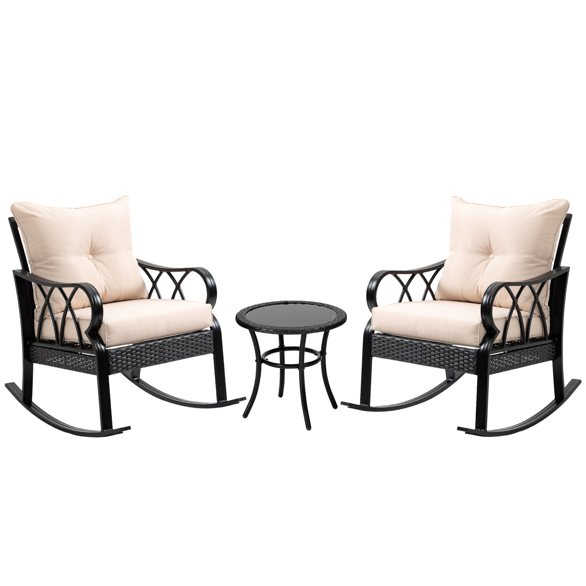 Outsunny 2 - Person Outdoor Seating Group | Wayfair