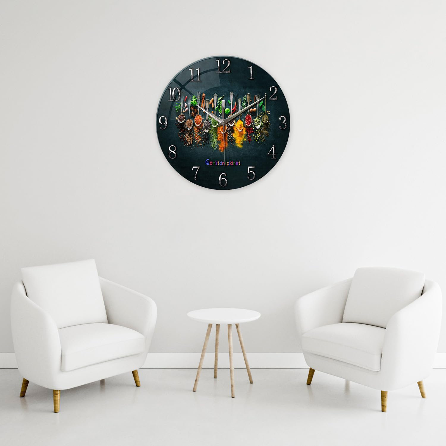 Latitude Run® Wall Clocks Battery Operated - 12 Inch Silent Wall Clock ...