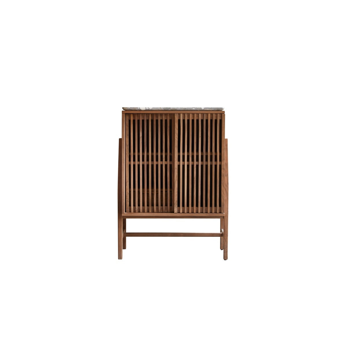 Tikamoon Isaure Solid Walnut and Premium Terrazzo Sideboard | Perigold