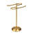 J&V Textiles Classical Steel Towel Rack Holder Stand with 2 Hanging ...