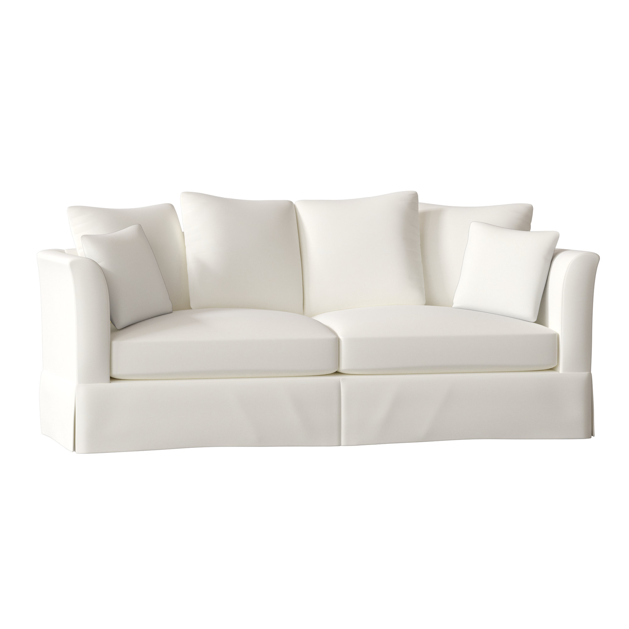 Highland Dunes Charlene 85'' Slipcovered Sofa | Wayfair
