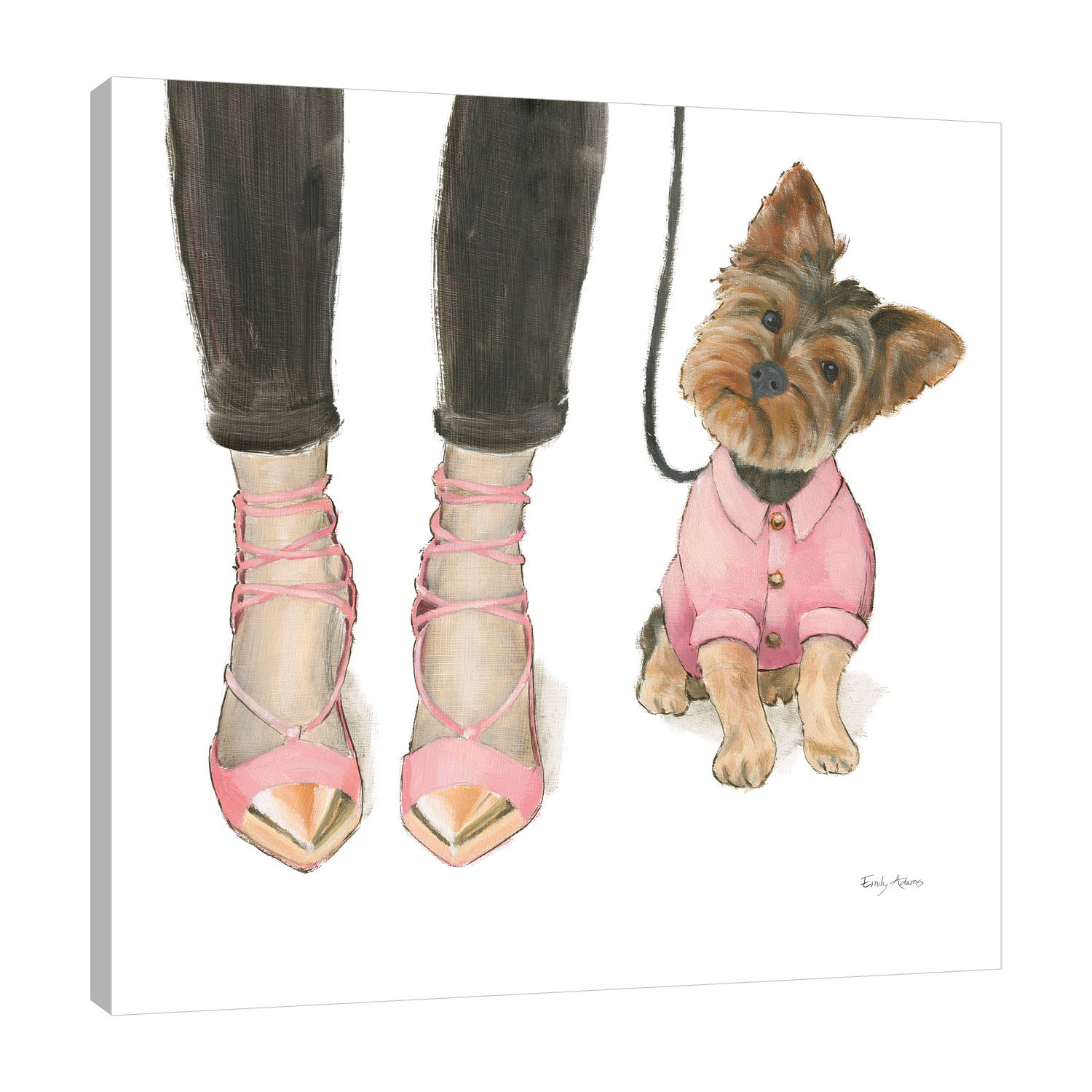 Red Barrel Studio "Furry Fashion Friends III" Gallery W xrapped Canvas ...