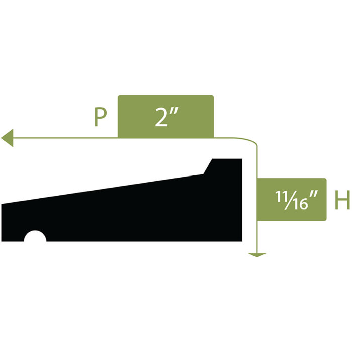 PCI Enterprises PVC Drip Cap Moulding & Reviews | Wayfair