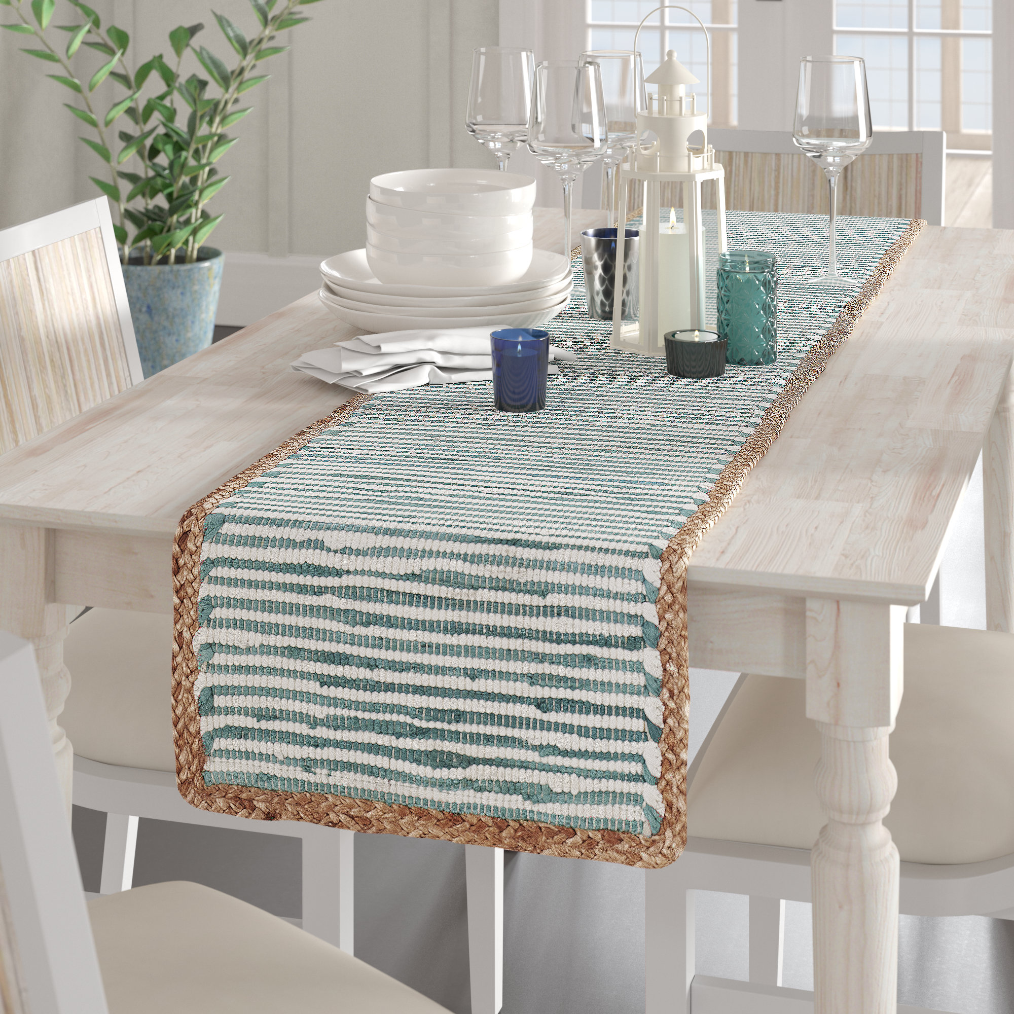 Sand & Stable Espey Rectangular Table Runner & Reviews | Wayfair