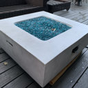 Sol 72 Outdoor™ Abigale Concrete/Glass Propane/Natural Gas Fire Pit ...