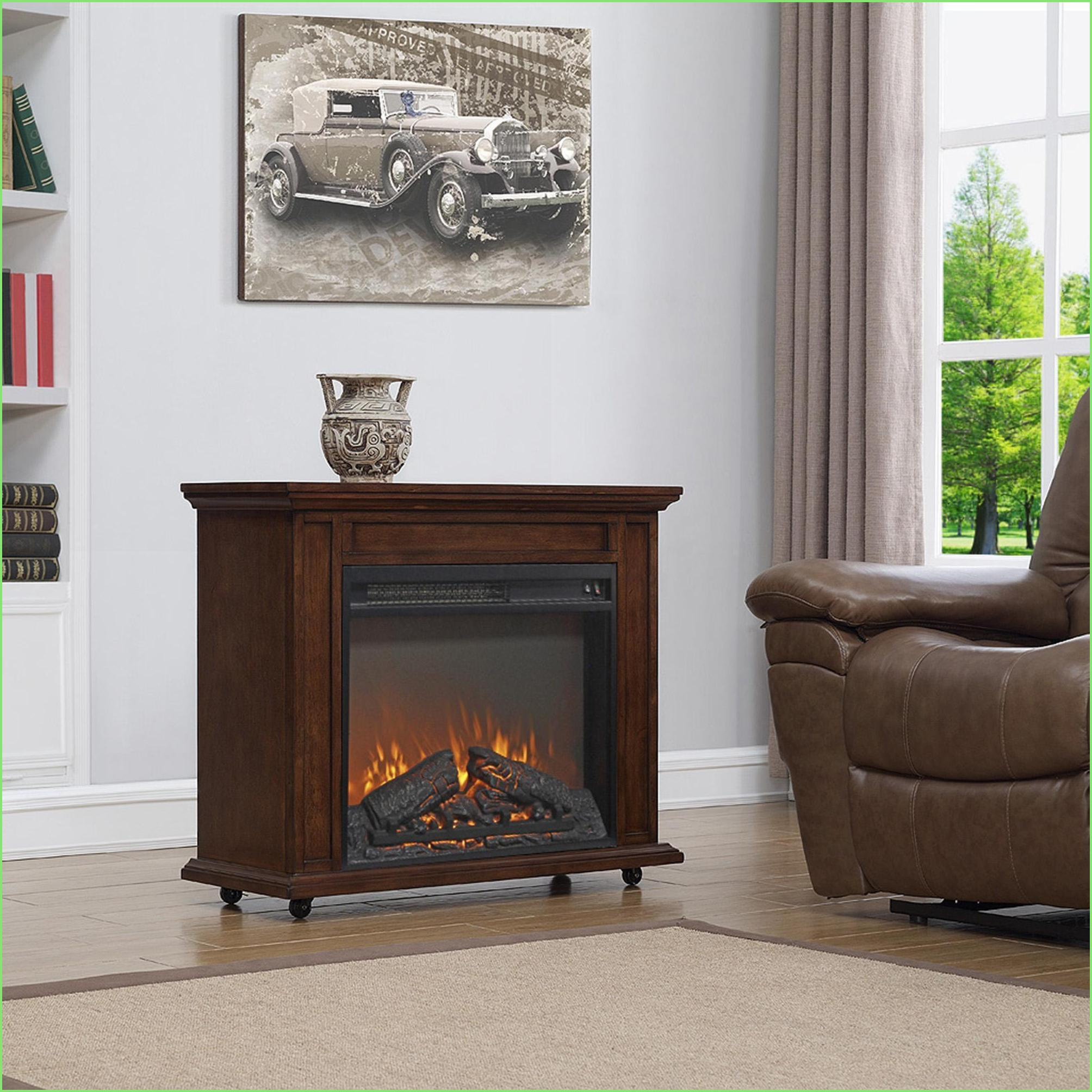 Latitude Run® Electric Fireplace Insert 23 Inch with Realistic Flame ...