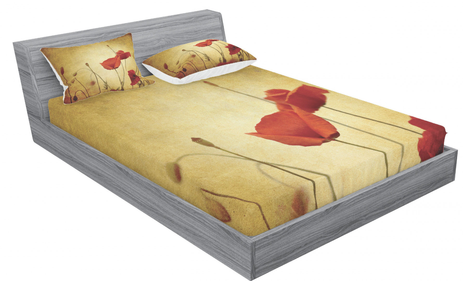Ambesonne Poppy Sheet Set | Wayfair