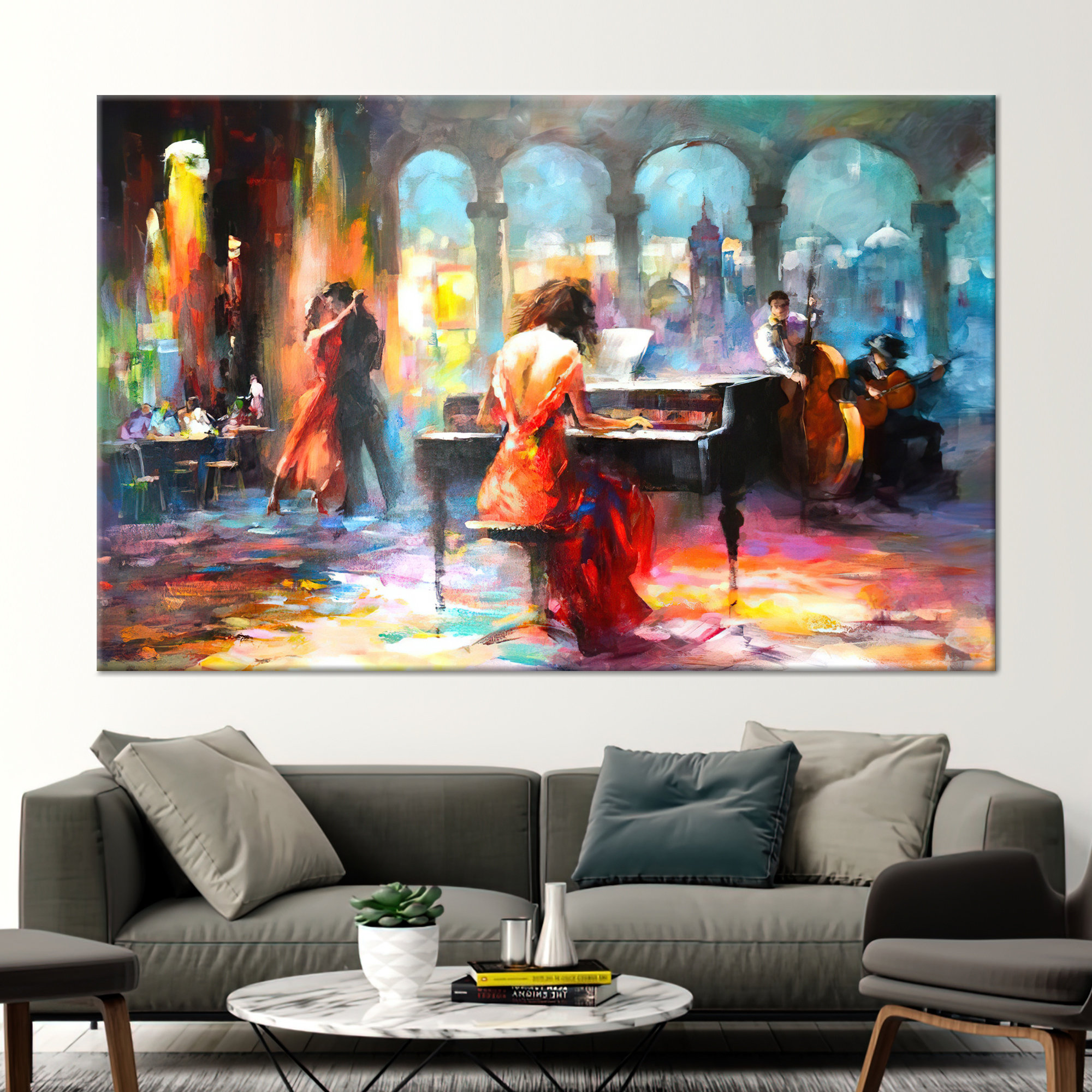 kayra export Haenraets Willem, Abstract Music Wall Art, Musician ...