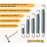 Jumpking Heavy Duty Trampoline Springs 7 inch for Trampolines ...