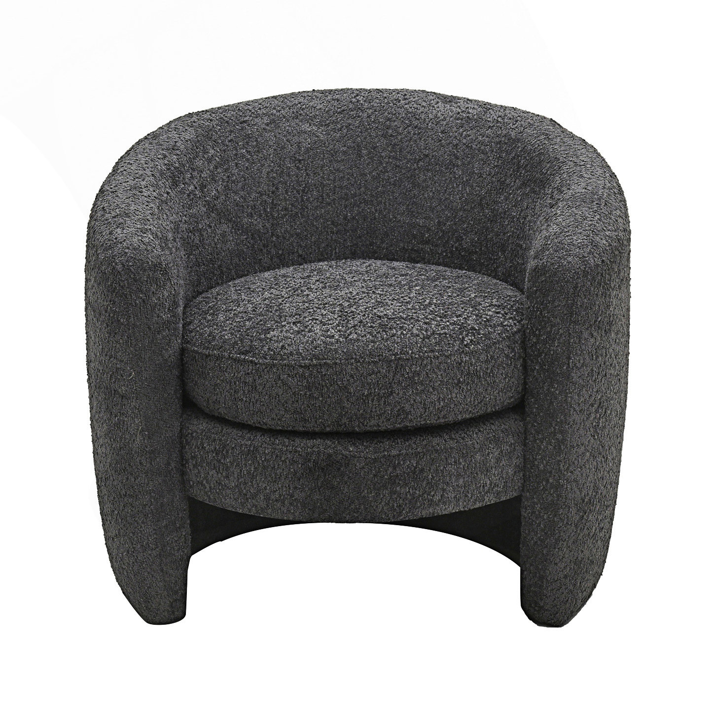 Latitude Run® Modern Curved Back Upholstered Accent Chair | Wayfair