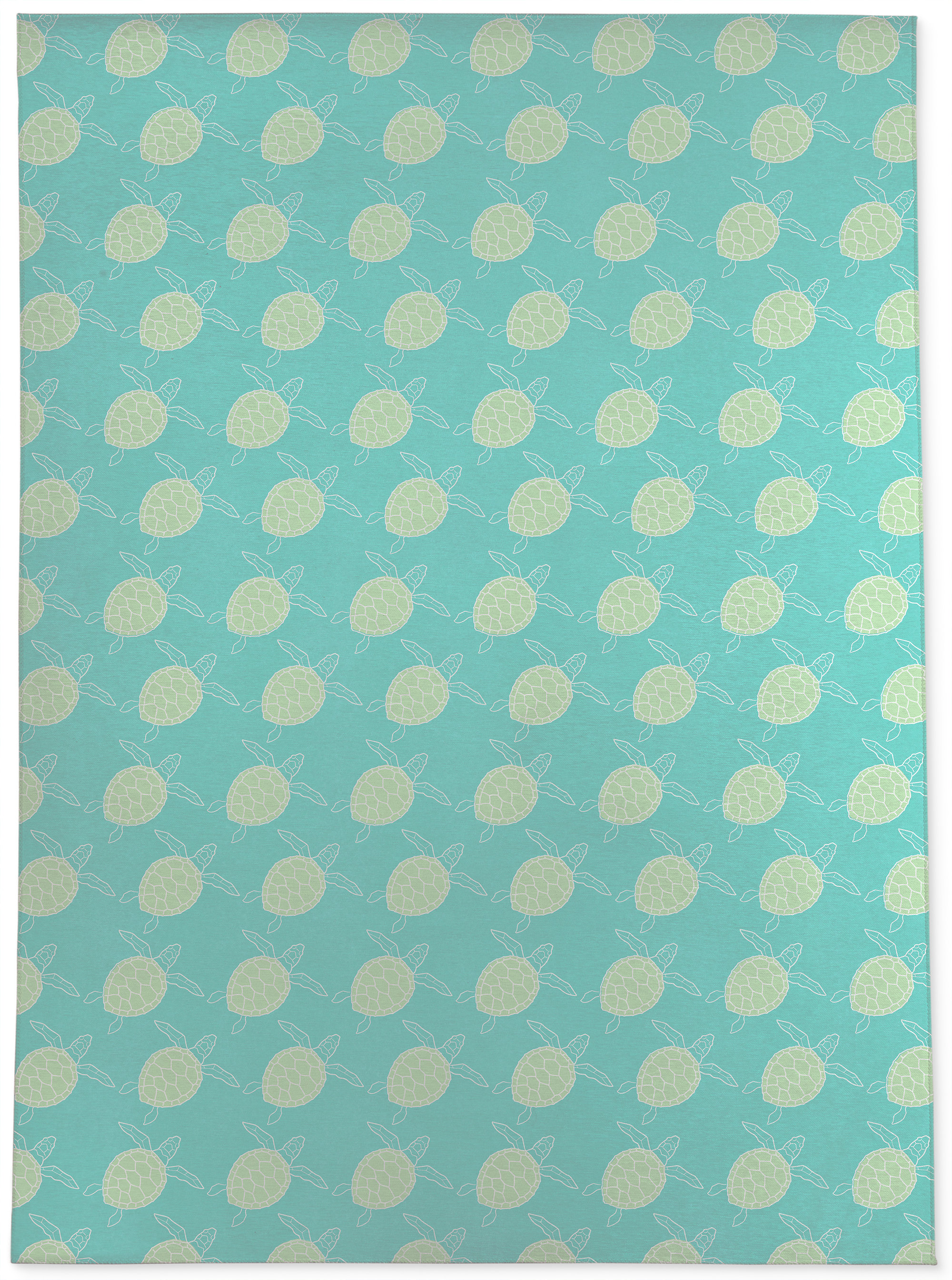 Bayou Breeze Neske Swimming Turtles Indoor Door Mat | Wayfair