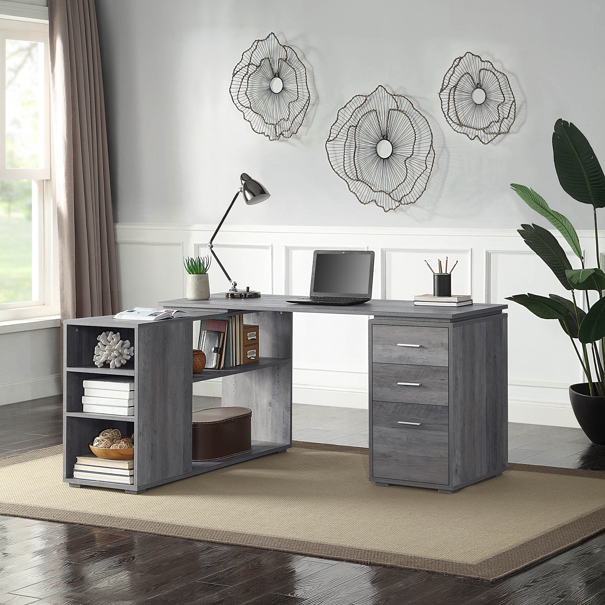Latitude Run® Drayten 60" Desk & Reviews | Wayfair