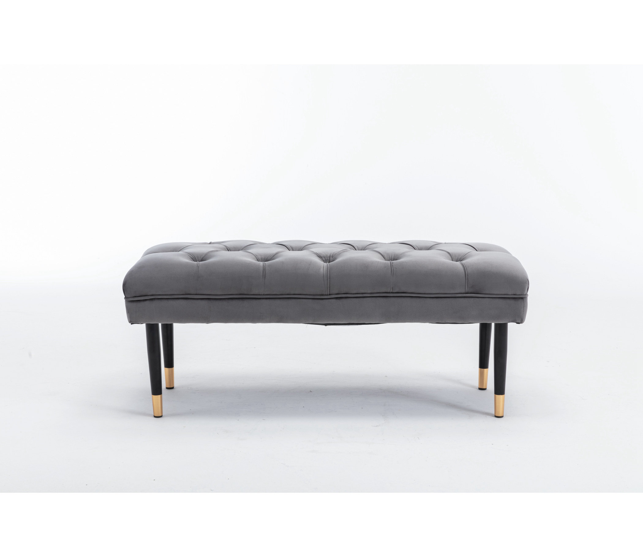 Latitude Run® Klevisa Velvet Upholstered Bench Entryway Bench Bedroom
