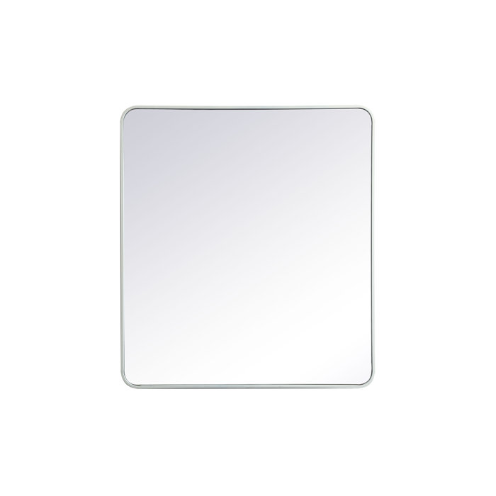 RE/FINE™ Sabine Metal Rounded Rectangle Wall Mirror & Reviews | Wayfair