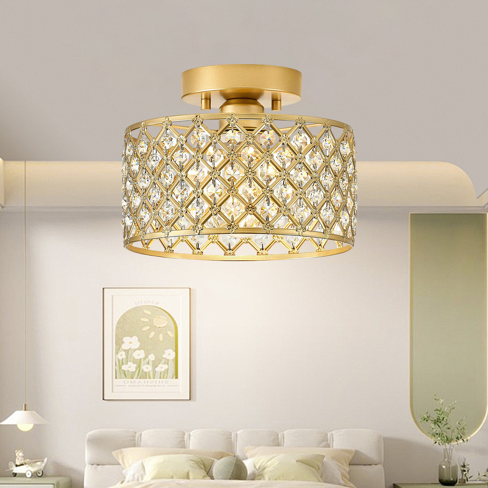 House of Hampton® Modern Semi-Recessed Ceiling Lighting Fixtures ...