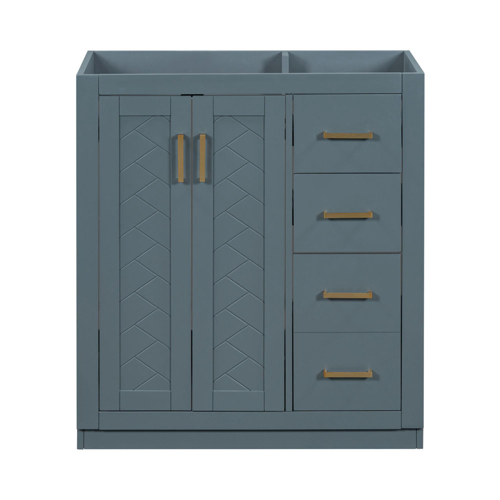 Mercer41 Abdiasis 29.53" Single Bathroom Vanity Base Only | Wayfair