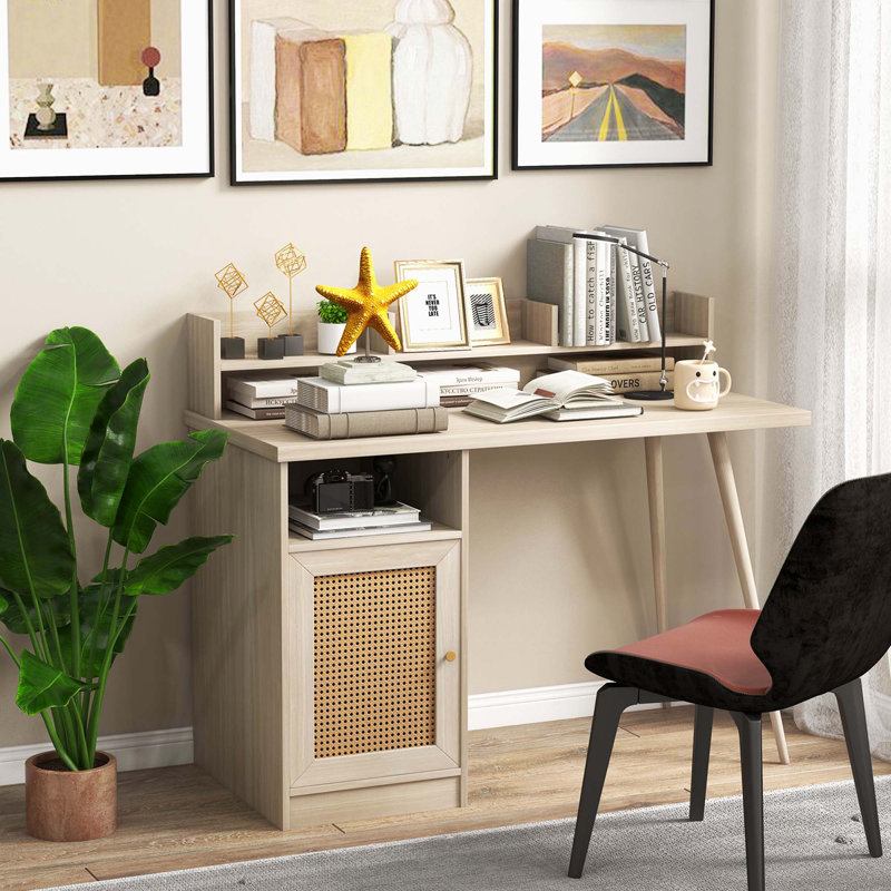 Beachcrest Home Beckford Desk with Hutch & Reviews | Wayfair