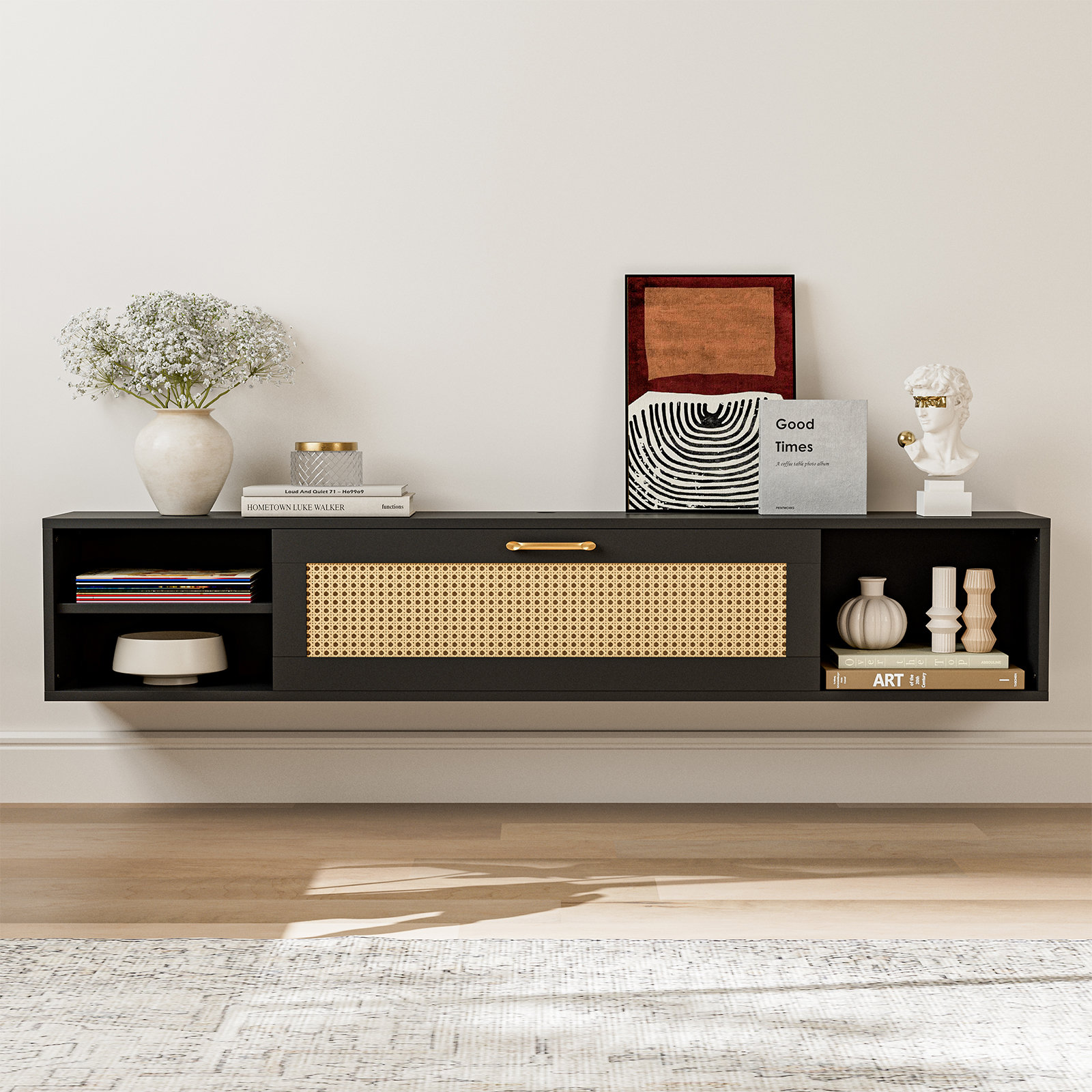 Bay Isle Home Arlan 57.8'' Media Console - Wayfair Canada