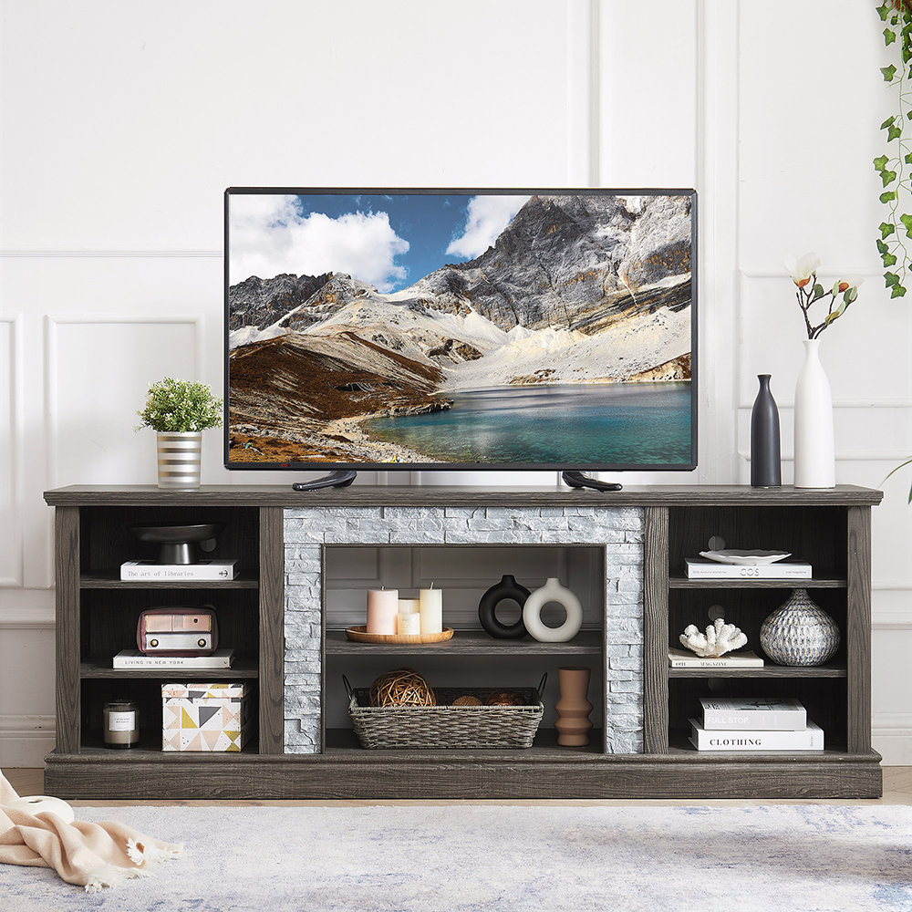 Lark Manor Chianna 70.12'' W Media Console TV stand | Wayfair