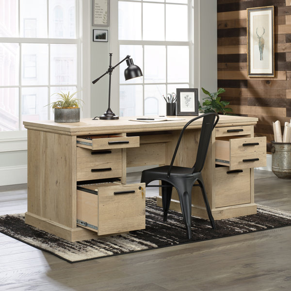 Upper Square™ Aspen Post Executive Desk & Reviews | Wayfair