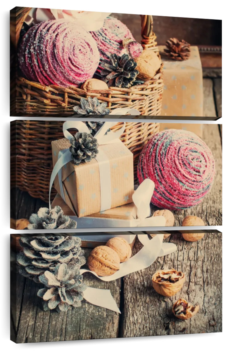 The Holiday Aisle® Lelend Christmas Basket | Wayfair