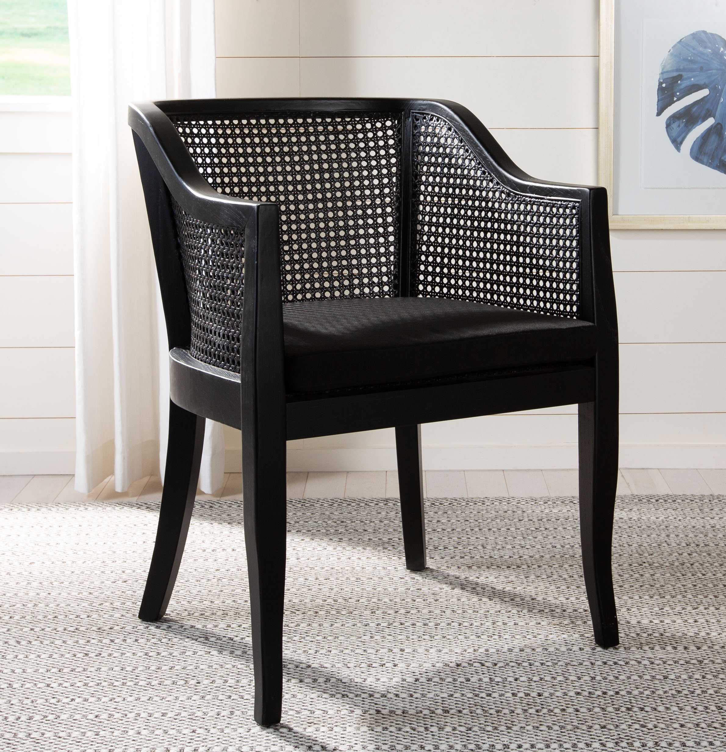 Laurel Foundry Modern Farmhouse Kerwin Solid Wood Solid Back Arm Chair ...