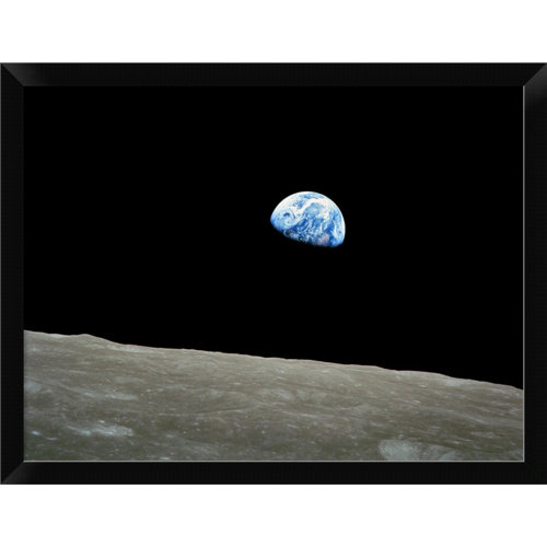 East Urban Home " Earthrise Apollo 8 December 24 1968 " & Reviews | Wayfair