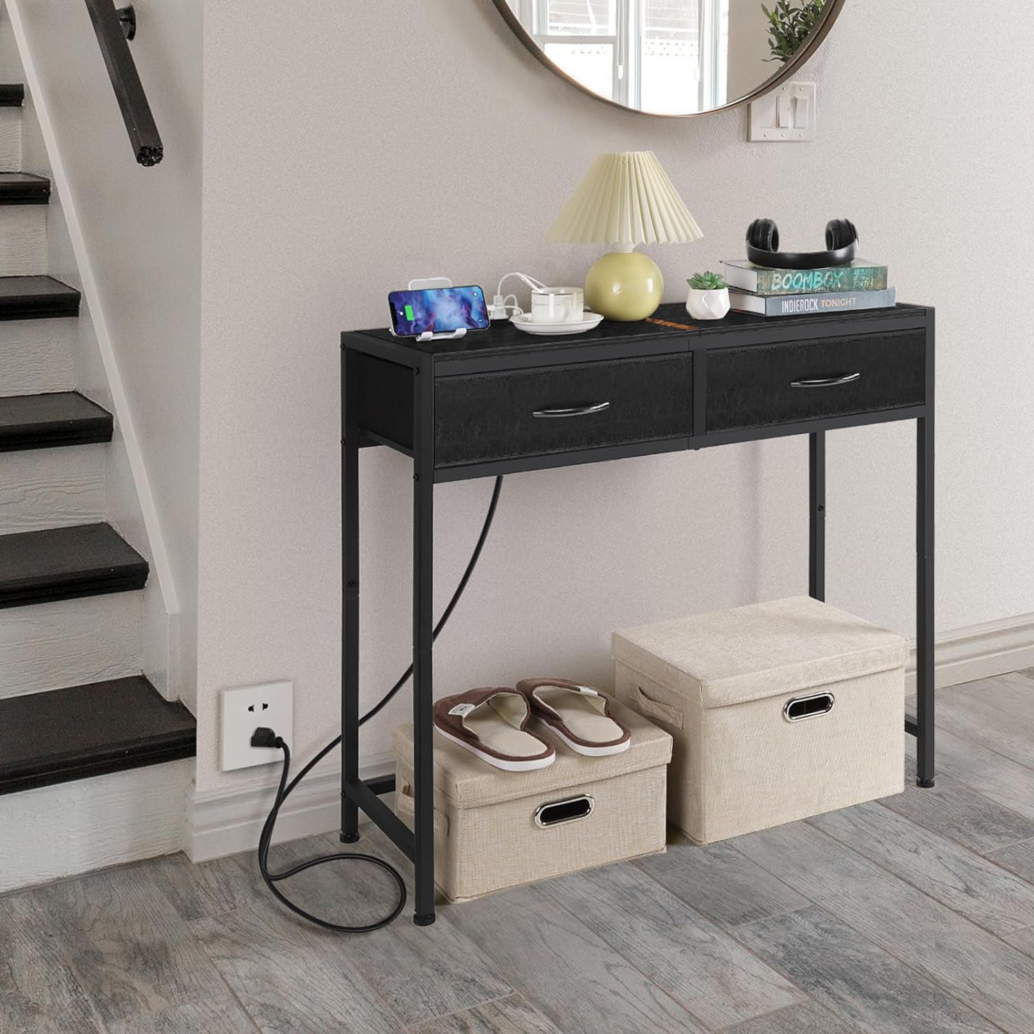 Ebern Designs Farhad 33.8'' Console Table | Wayfair