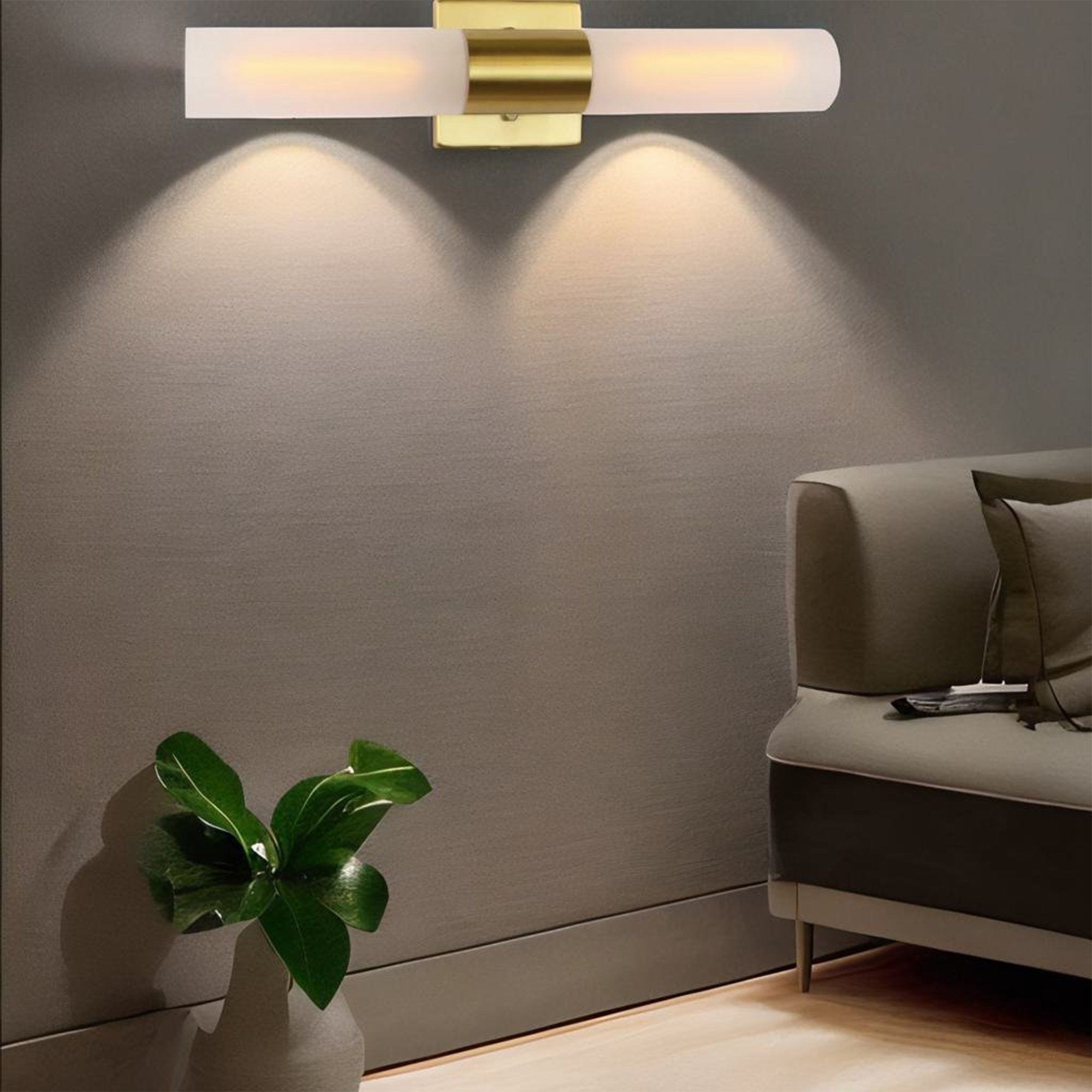 BESTCOSTY 2 Light Bathroom Light Fixtures | Wayfair