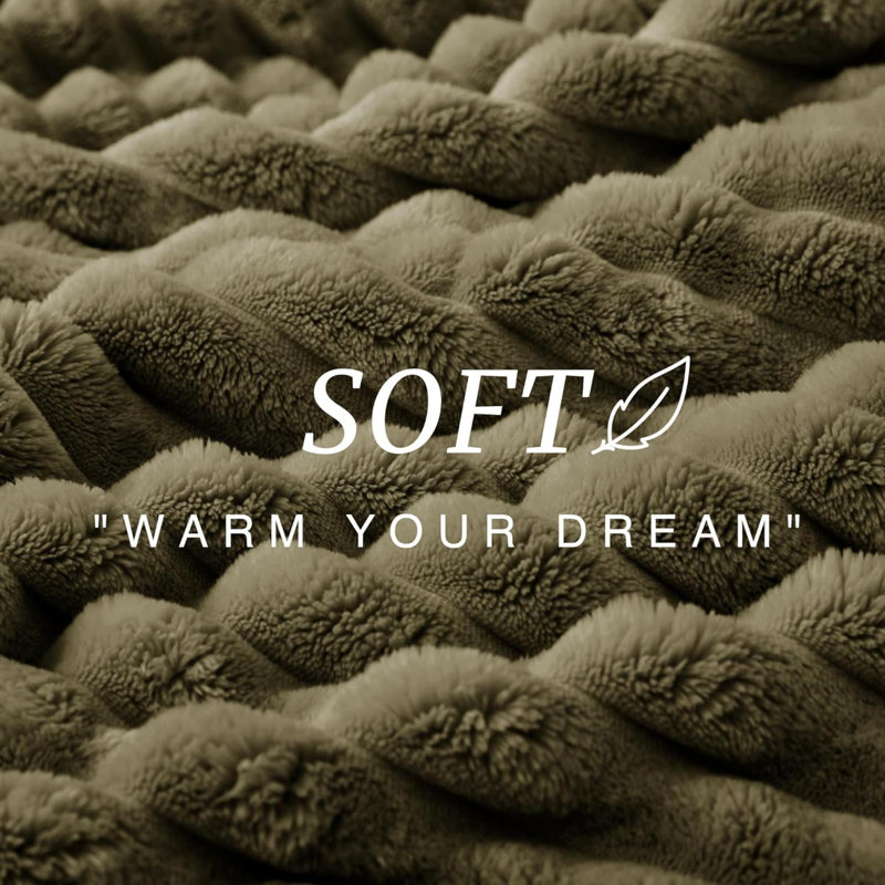 Textiles Hub Chunky Knit Throw Blanket | Wayfair