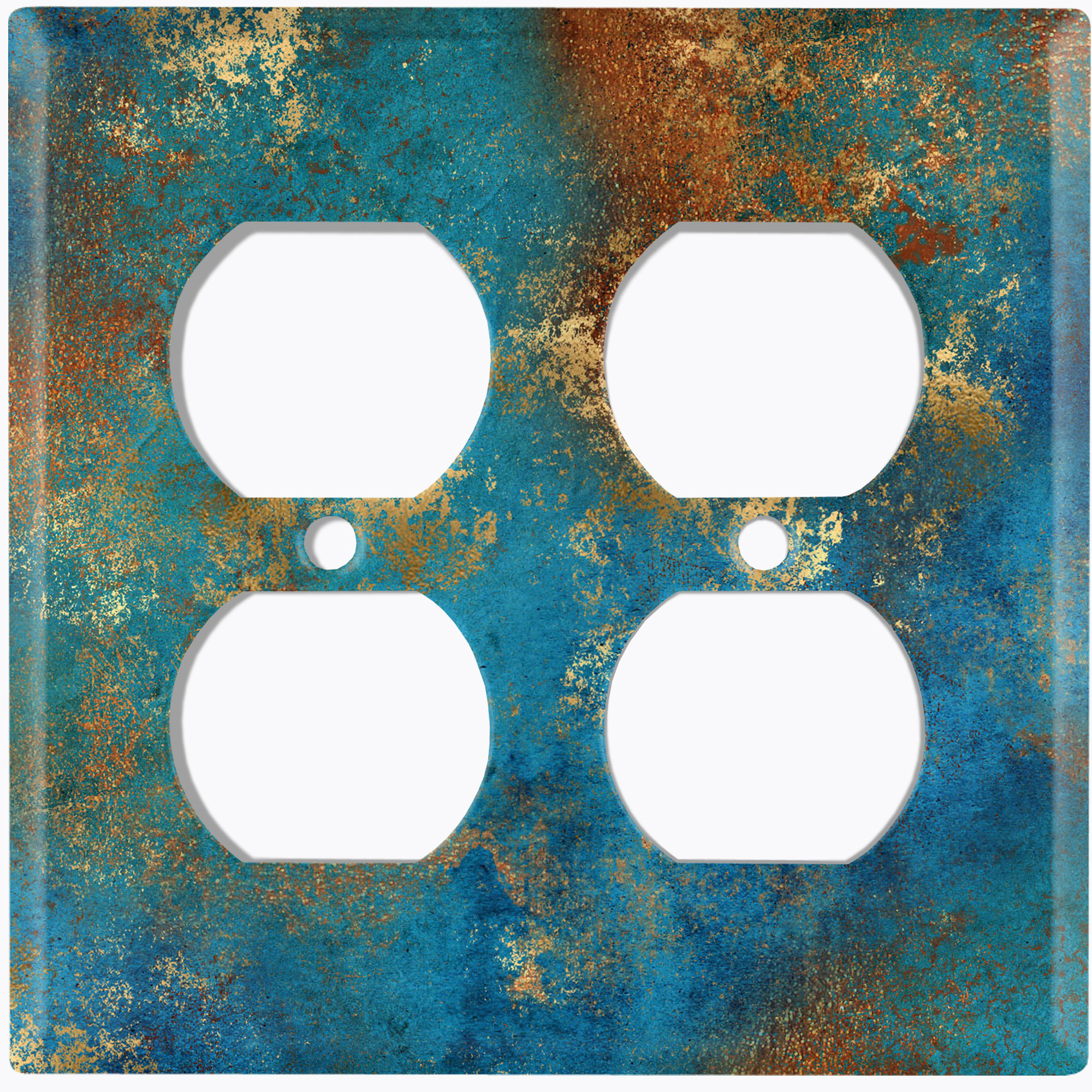 WorldAcc 2-Gang Duplex Outlet Wall Plate | Wayfair