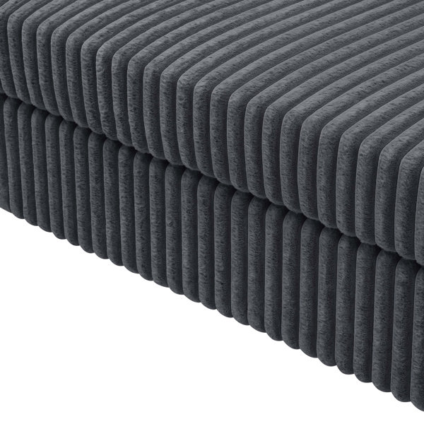 Latitude Run® Corduroy Ridge Oversized Chaise Lounge | Wayfair