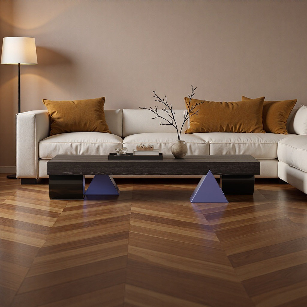 Hokku Designs Modern Minimalist Style Coffee Table | Wayfair