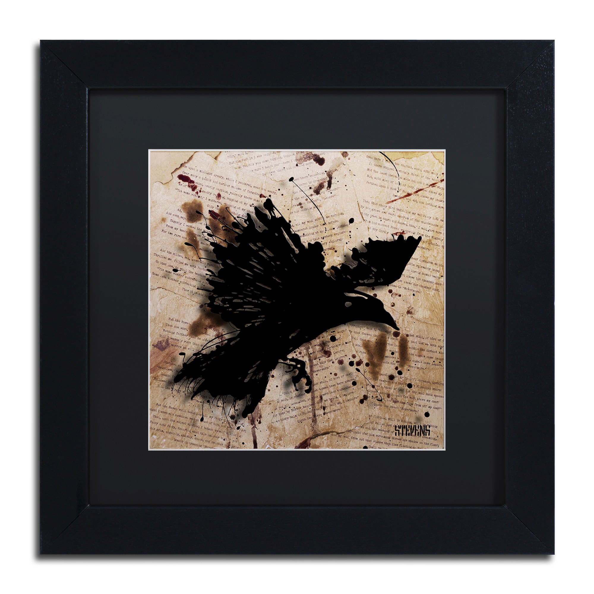 Charlton Home® The Raven 1 by Roderick Stevens - Picture Frame Graphic ...