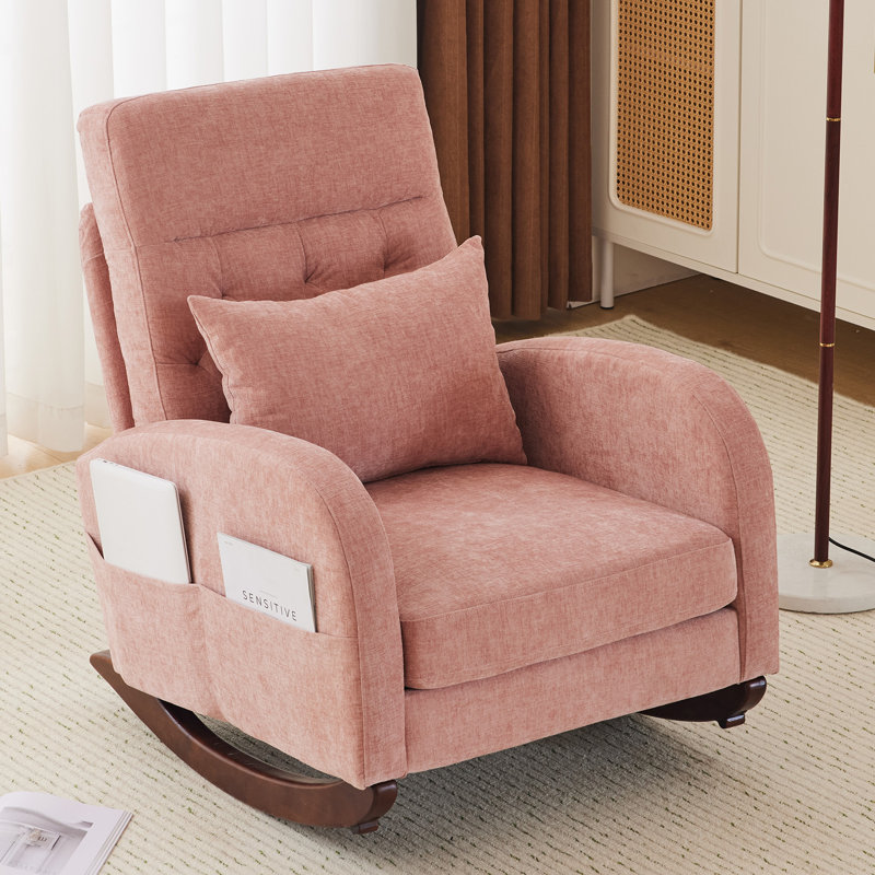 George Oliver Upholstered Rocking Chair & Reviews | Wayfair