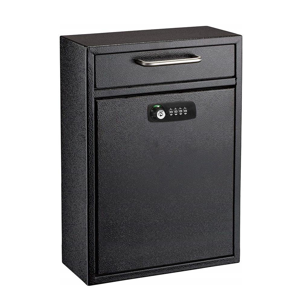 AdirOffice Medium Drop Box Wall Mounted Locking Mailbox With Key And ...