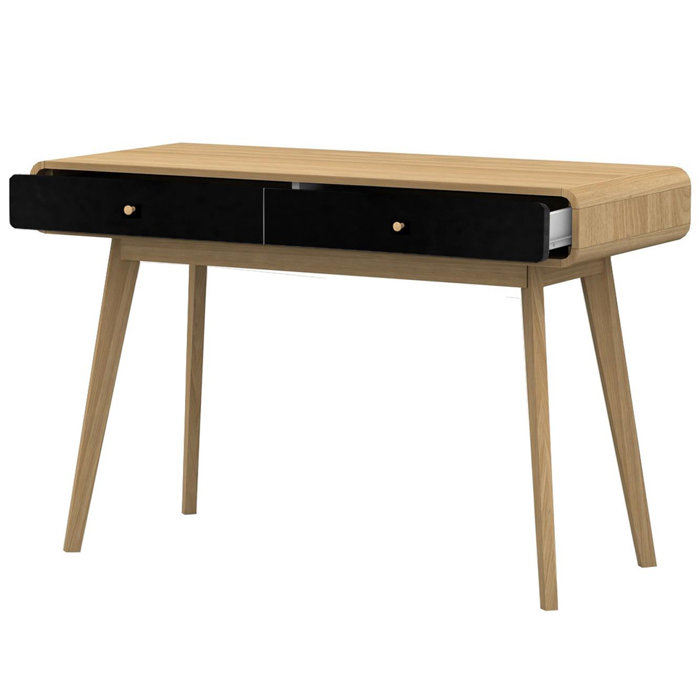 George Oliver Jenniya Writing Desk with Drawers & Reviews | Wayfair