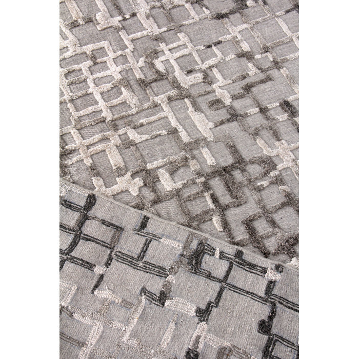 Exquisite Rugs Vista Geometric Hand-Loomed Mocha Beige Area Rug | Perigold