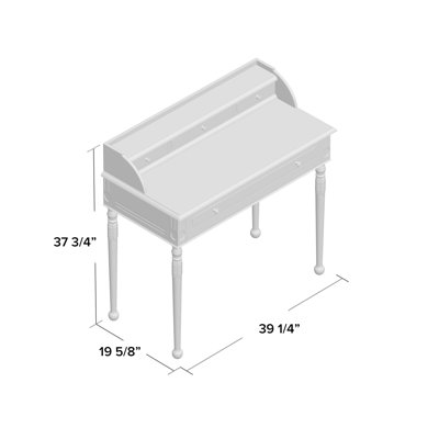 Ophelia & Co. Patnode 39.25'' Desk & Reviews | Wayfair
