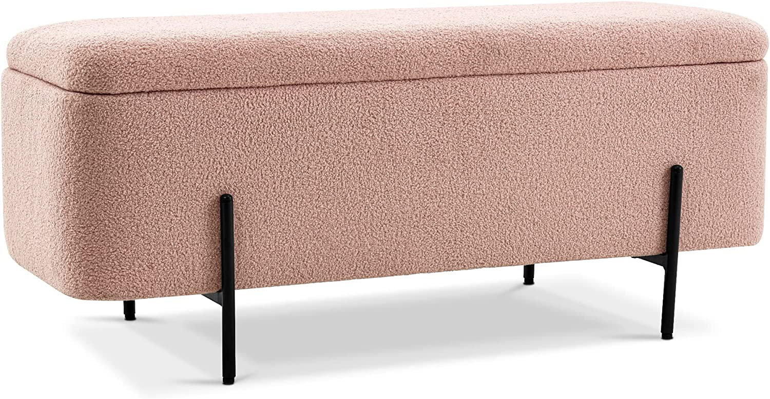 Latitude Run® Jezell Upholstered Flip Top Storage Bench And Reviews Wayfair