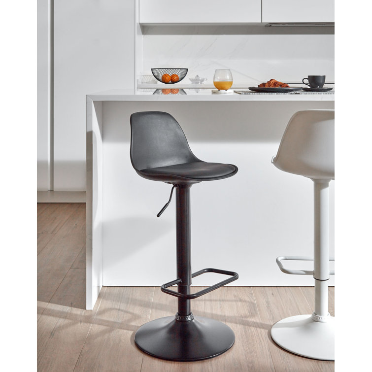 Corrigan Studio Waretown Swivel Adjustable Height Counter Stool ...