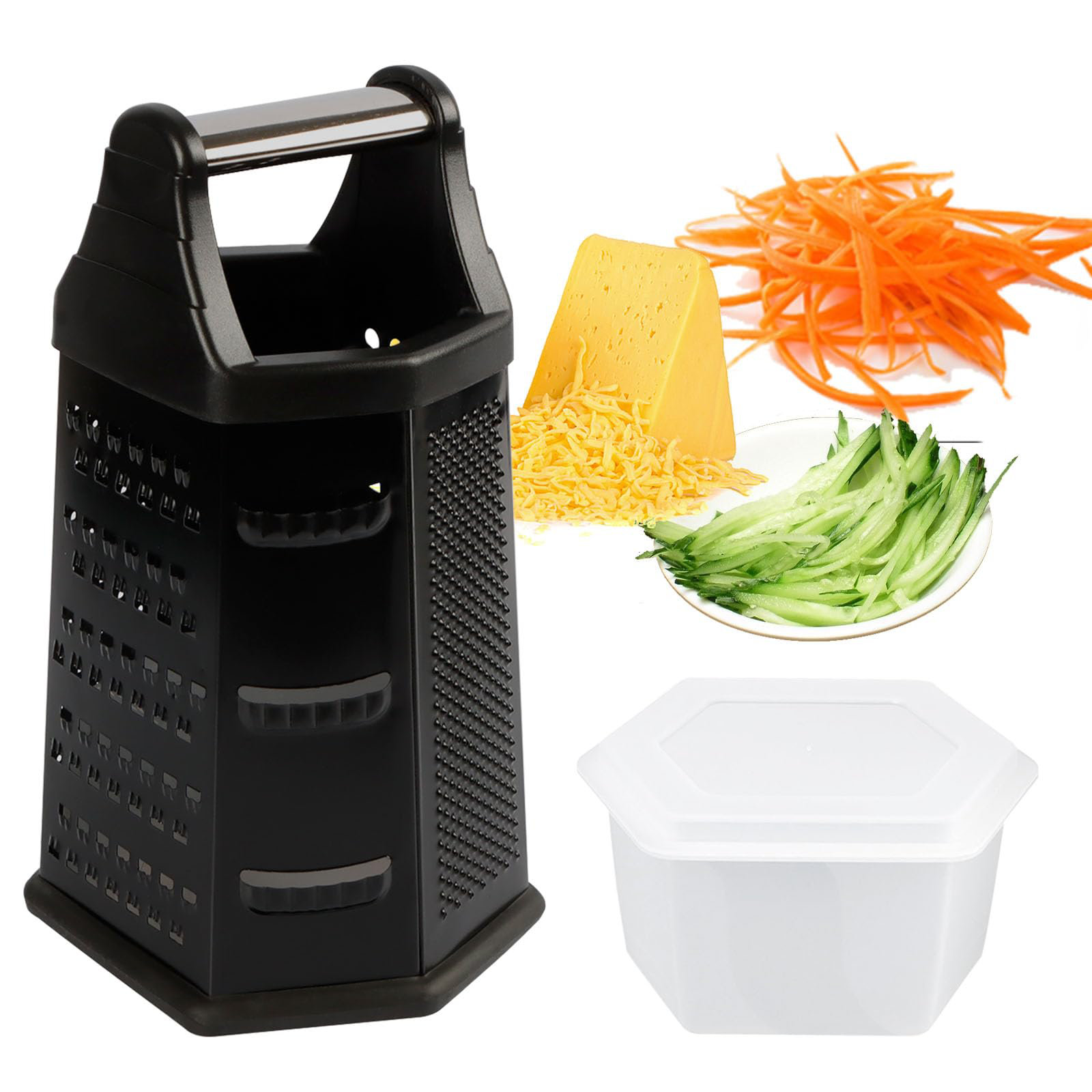 Pet Planet Cheese Grater Shredder Stainless Steel With 6 Sides, Best ...