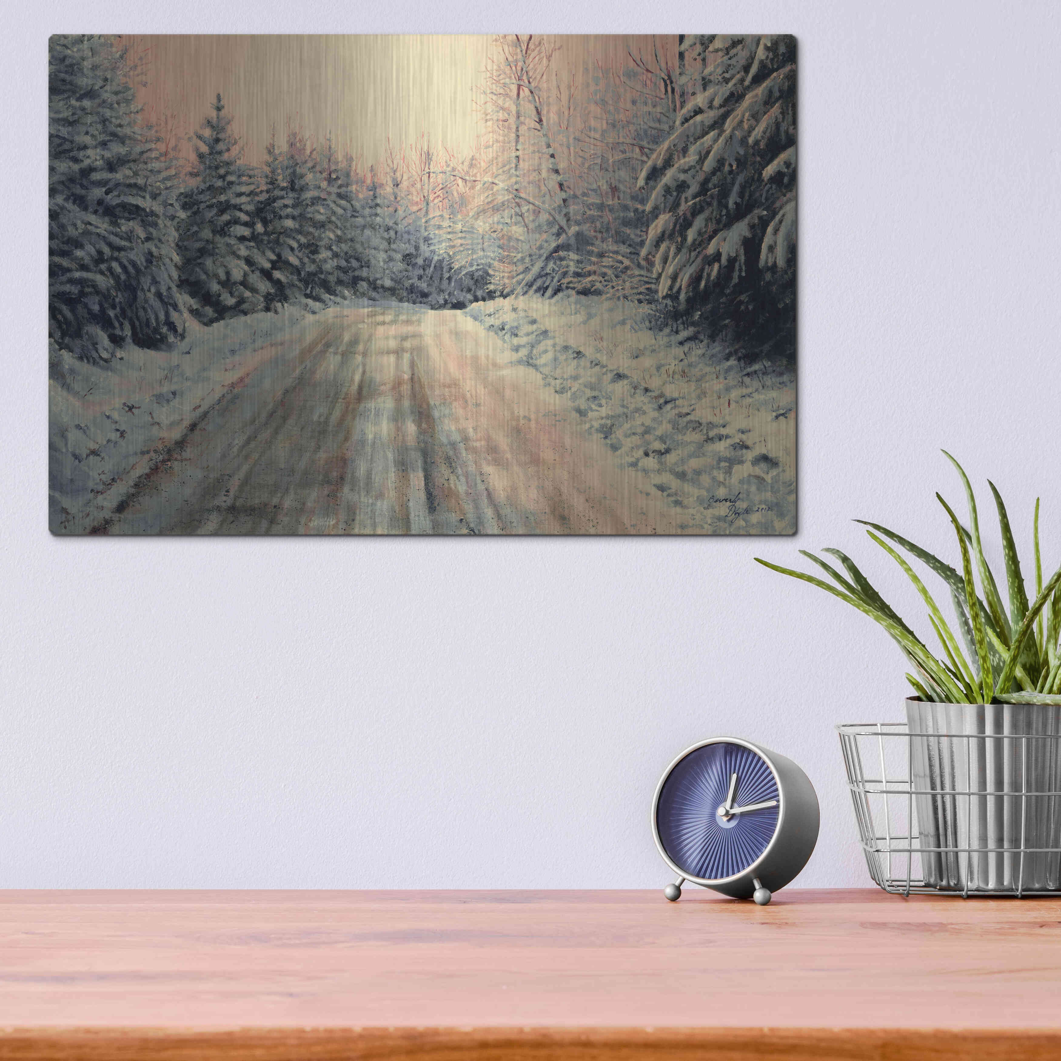 Millwood Pines 'Irish Settlement Road' by Beverly Doyle, Metal Wal Art ...