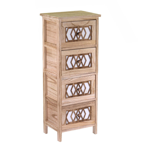 August Grove Tuttle 4 - Drawer Chest of Drawers | Wayfair.co.uk