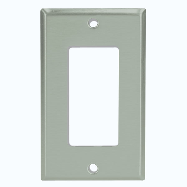 WorldAcc Metal 1-Gang Rocker Wall Plate | Wayfair