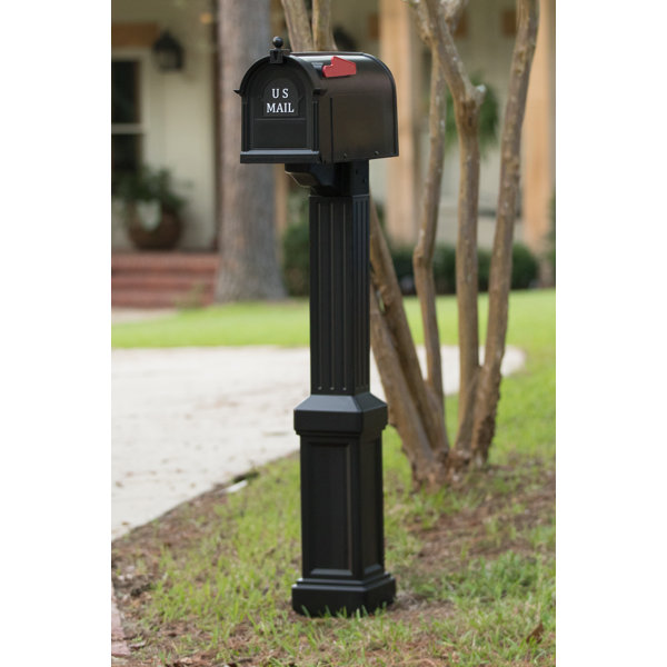 Postal Pro Mailboxes Craftsman Post Mounted Mailbox "& Reviews" | Wayfair