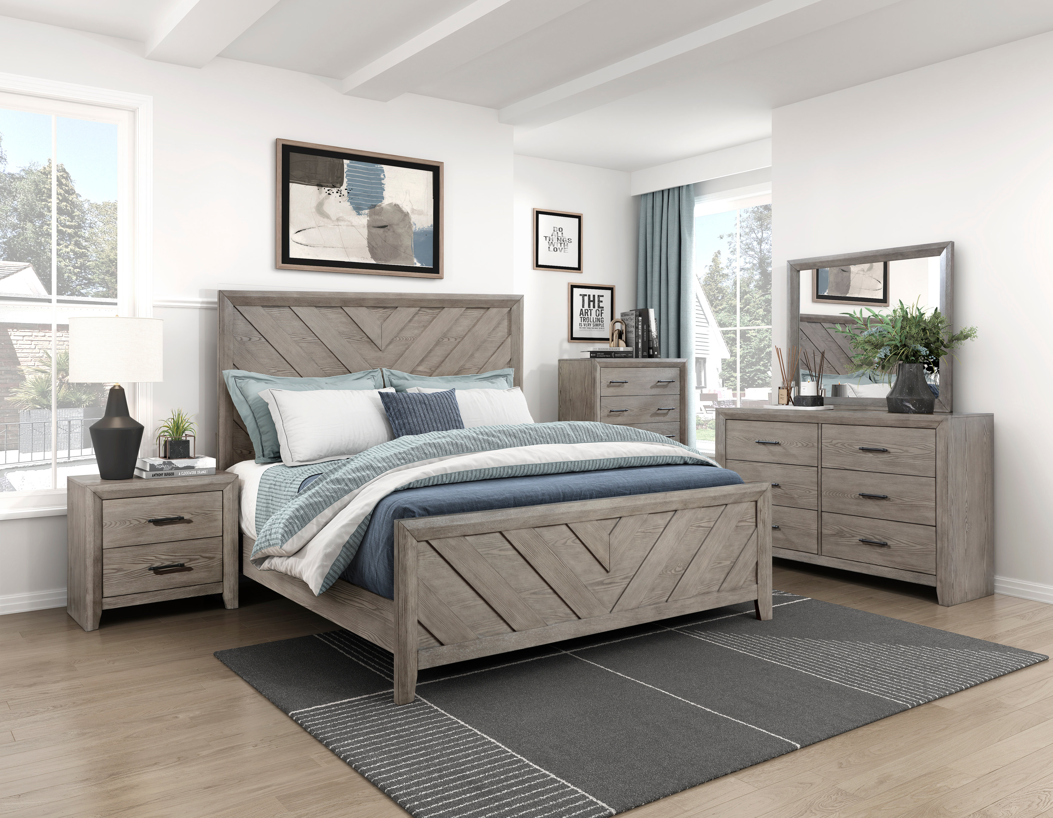 Homelegance Silas Solid Wood Bed Frame | Wayfair