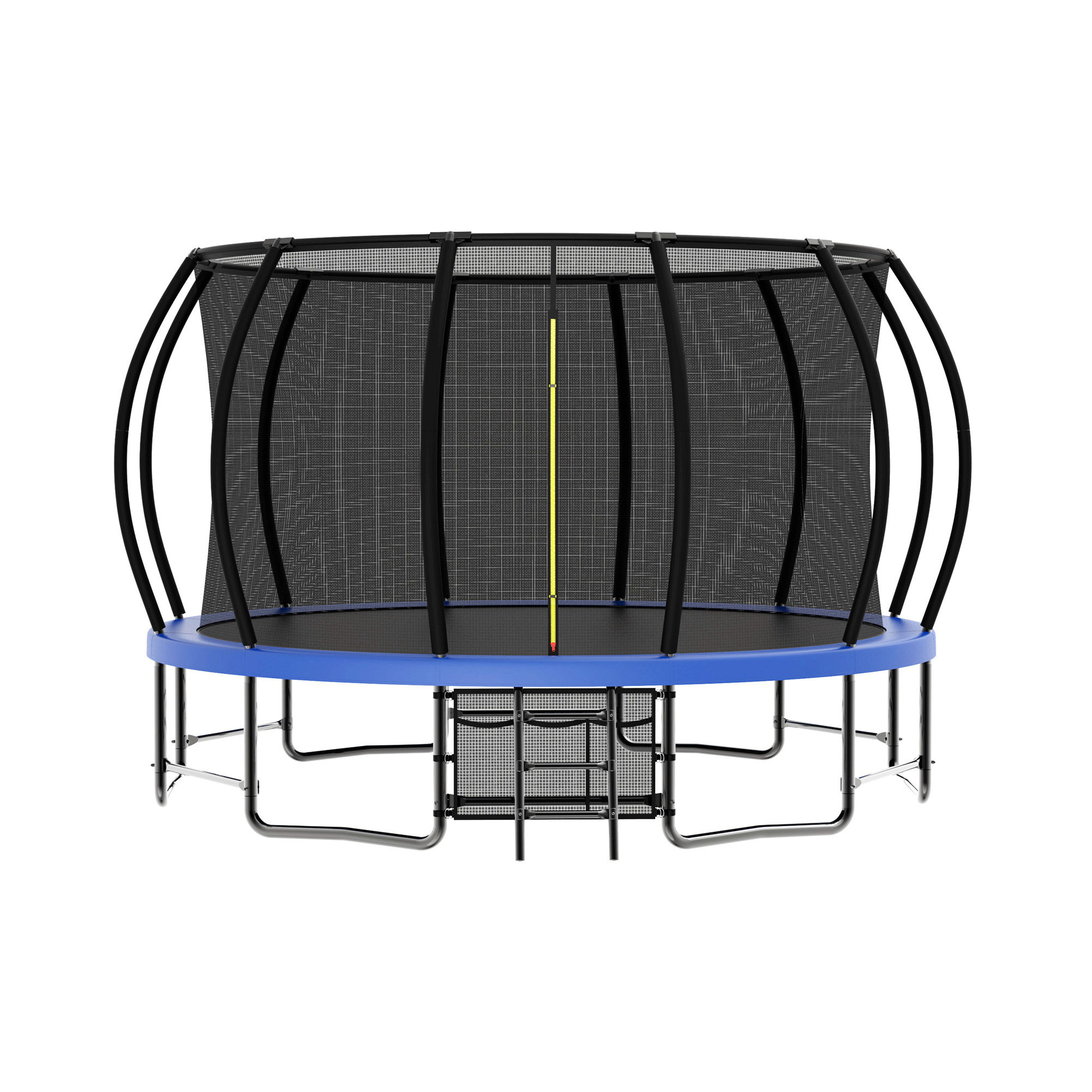 Creationstry Novel Style Trampoline with Balance Bar & Basketball Hoop ...
