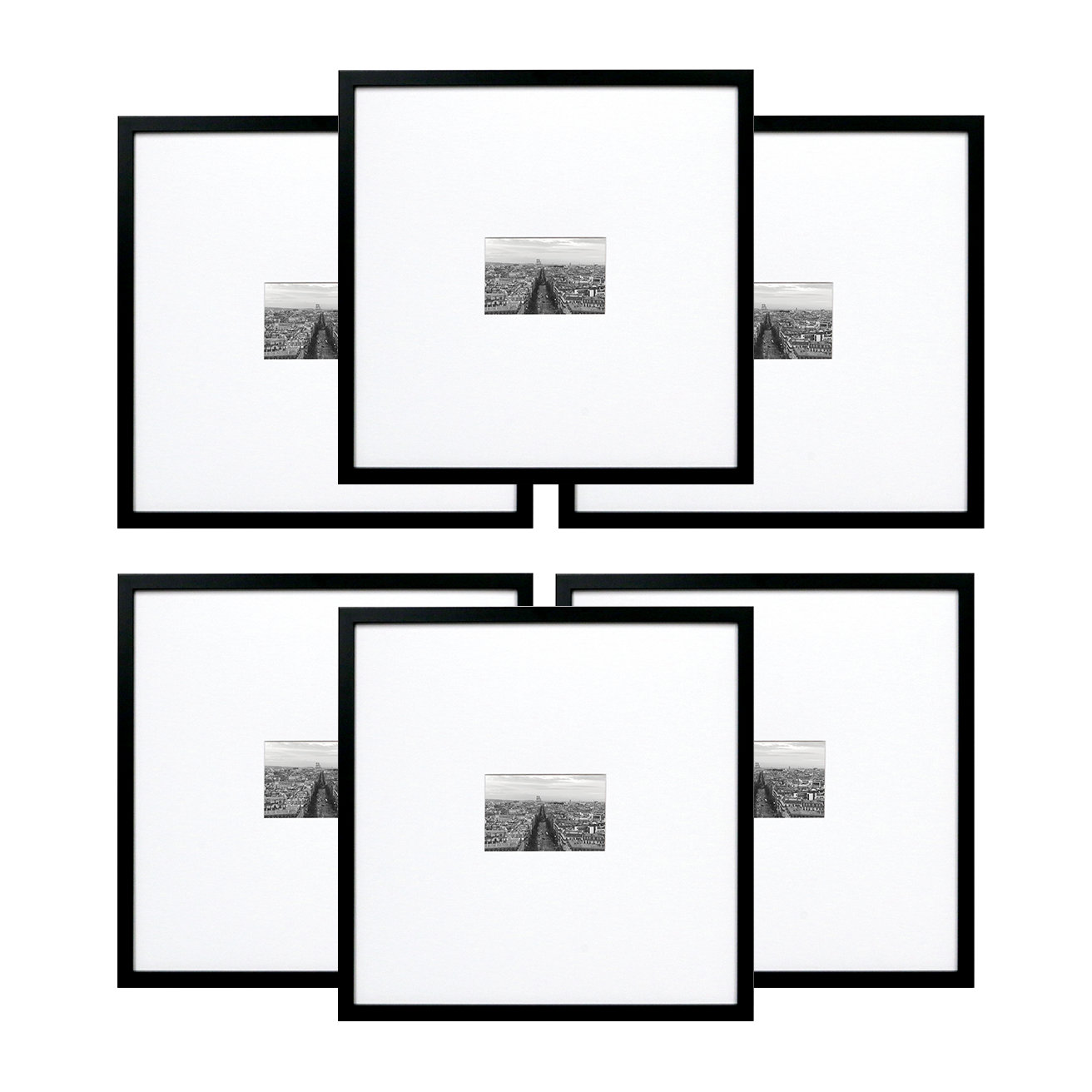 Ebern Designs Gallery Wall Wood Frame Set & Reviews | Wayfair