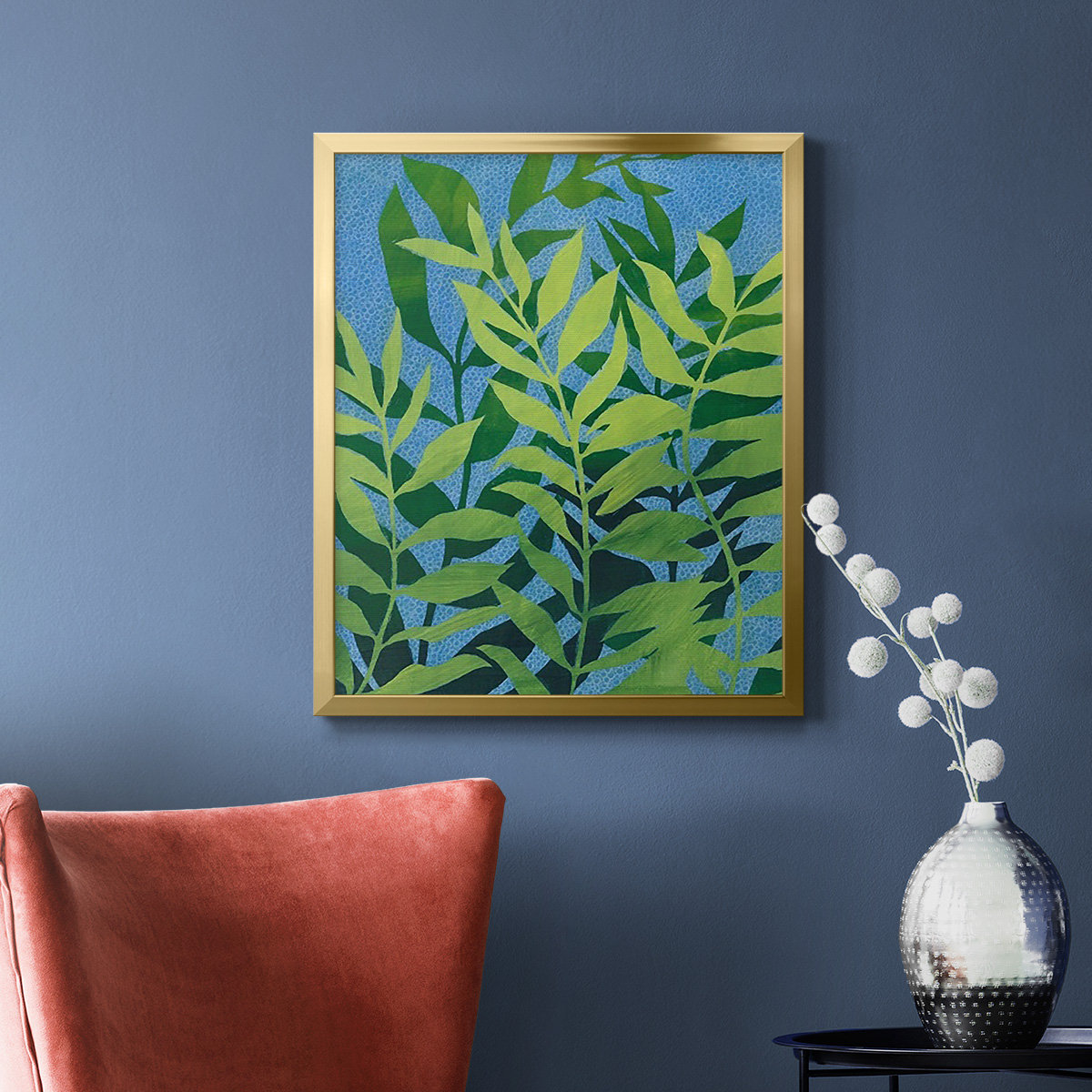 Bay Isle Home™ Ocean Vines II Premium Framed Canvas - Ready to Hang ...